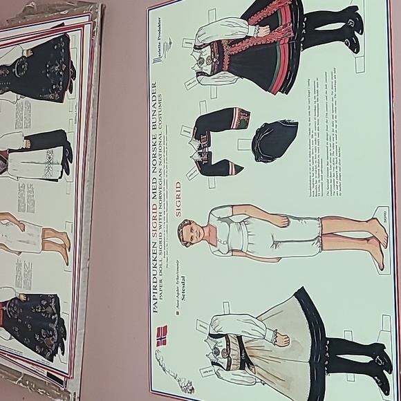 Mariette Produkter | Toys | Vintage Norwegian Paper Dollspapirdukken ...